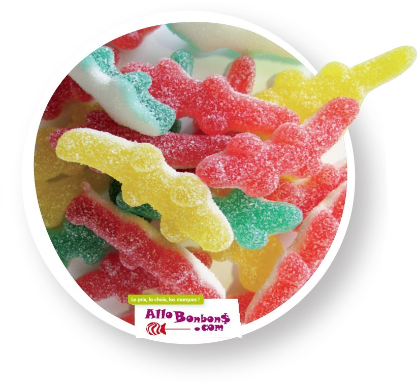 CROCO PIk, HARIBO, 4 sachets 120gr= 480gr - HELLOCANDY