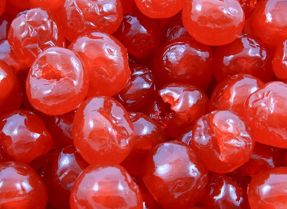 CERISES CONFITES 22/24 ROUGEs 1kilo - HELLOCANDY